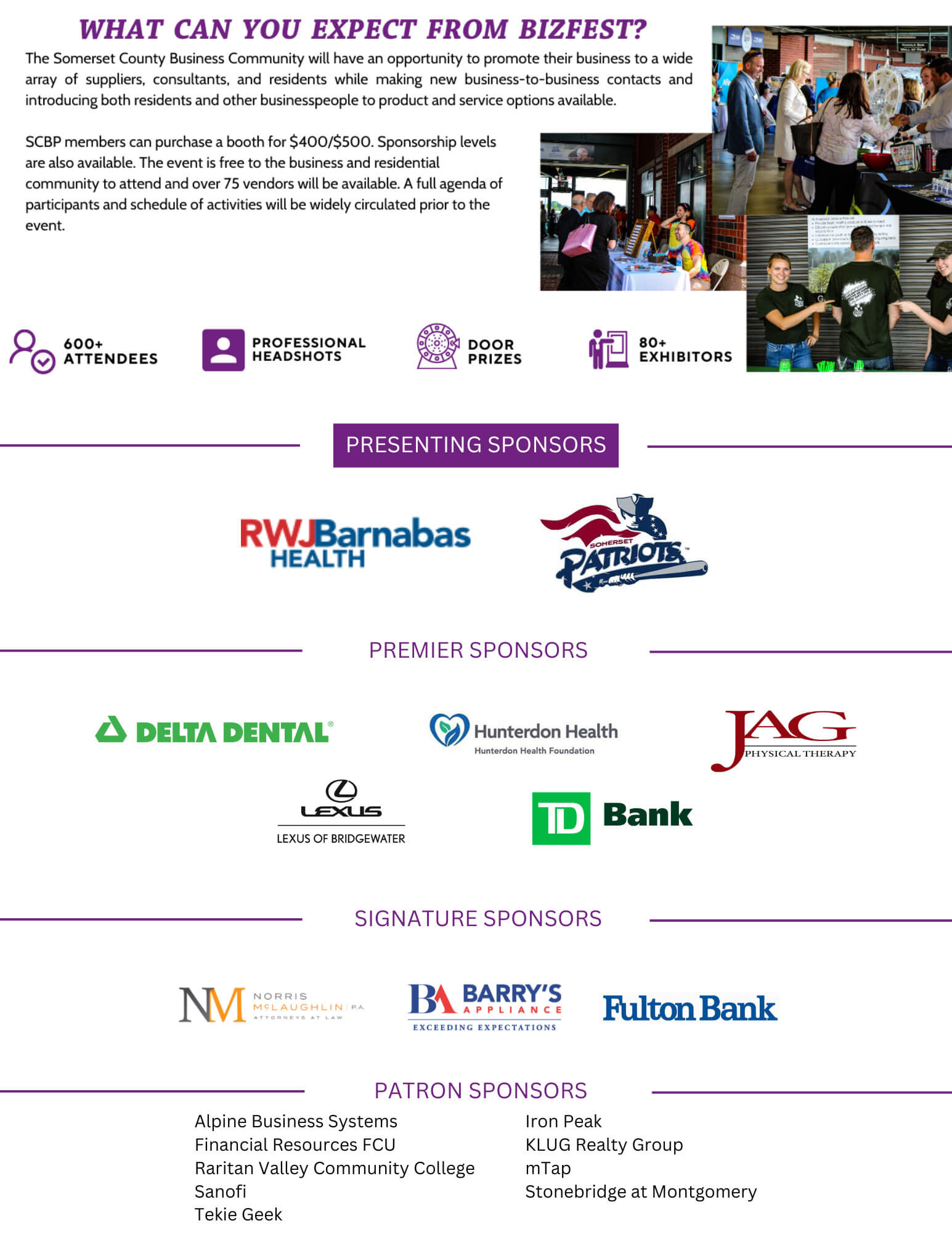 BizFest & Wellness Expo - Somerset County Business Partnership